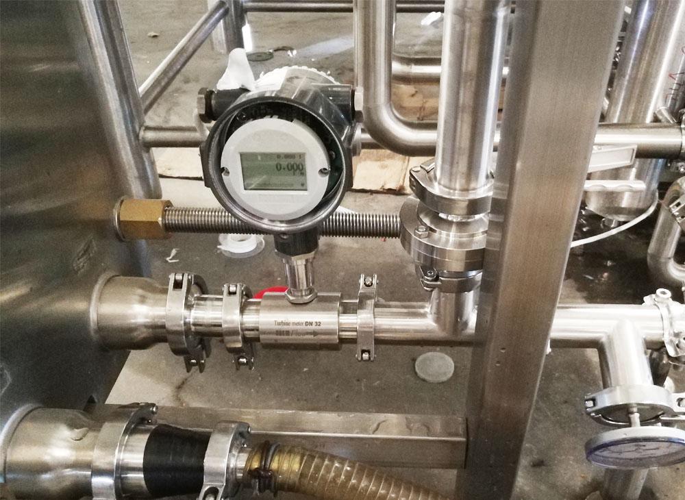 Flow Meter Used in Microbrewery Equipment | TIANTAI® 1-200hl Micro Beer ...