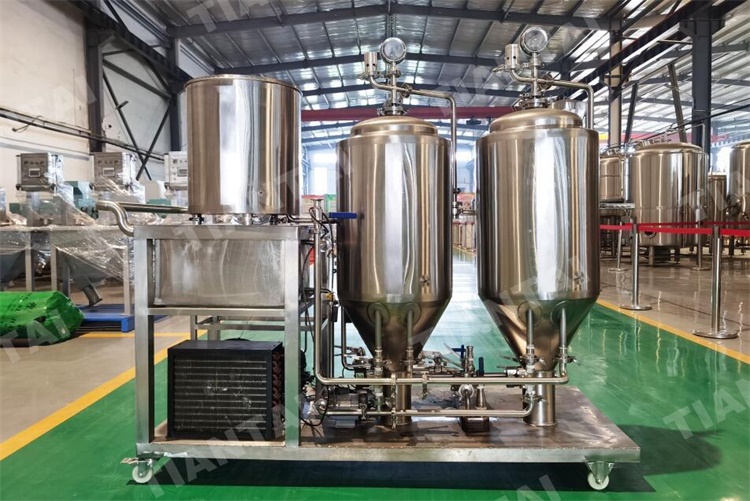 Tiantai 50L Pilot brew system | TIANTAI® 1-200hl Micro Beer Brewery ...