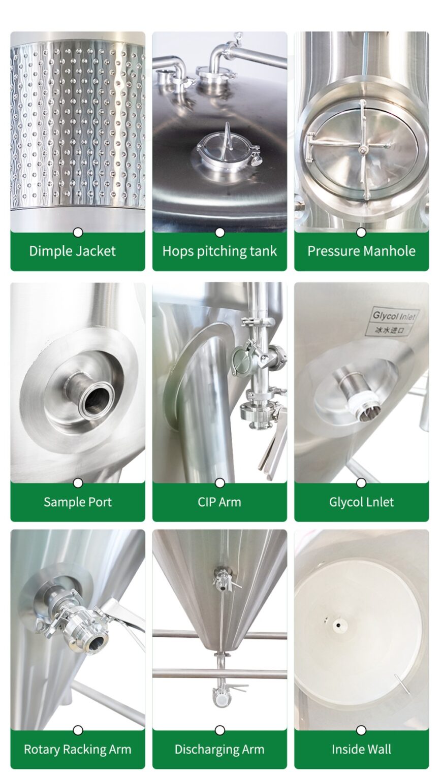 6000L Bright Beer Tank - TIANTAI® 1-200hl Micro Beer Brewery Brewing ...