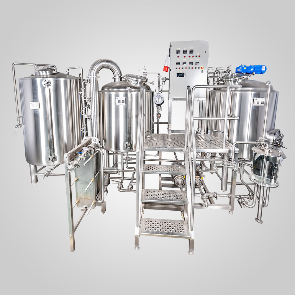 Brewpub Beer Brewing System with Two-vessel 600L Brewhouse Hot Water Tank - TIANTAI® 1-200hl ...