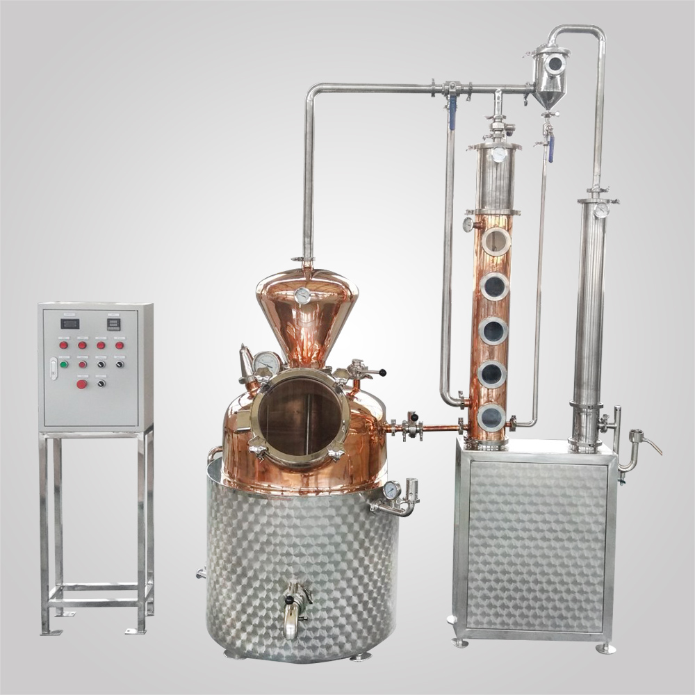 200L Red Copper Still Pot Distillery Equipment - TIANTAI® 1-200hl Micro ...